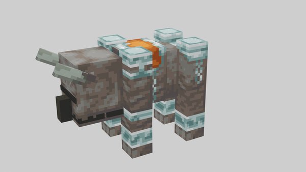 3D модель Minecraft Ravager - TurboSquid 2053420