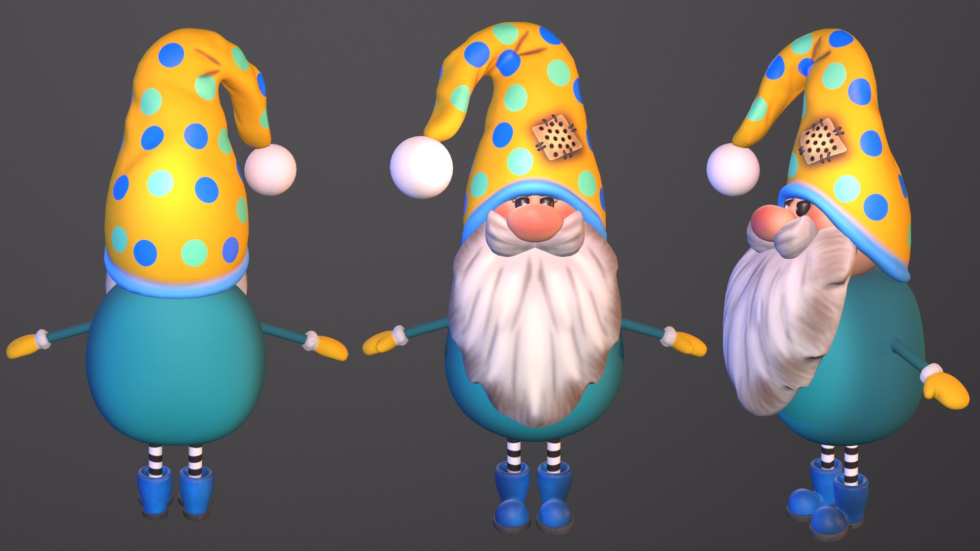 Gnome Boy 3D Model - TurboSquid 2084297