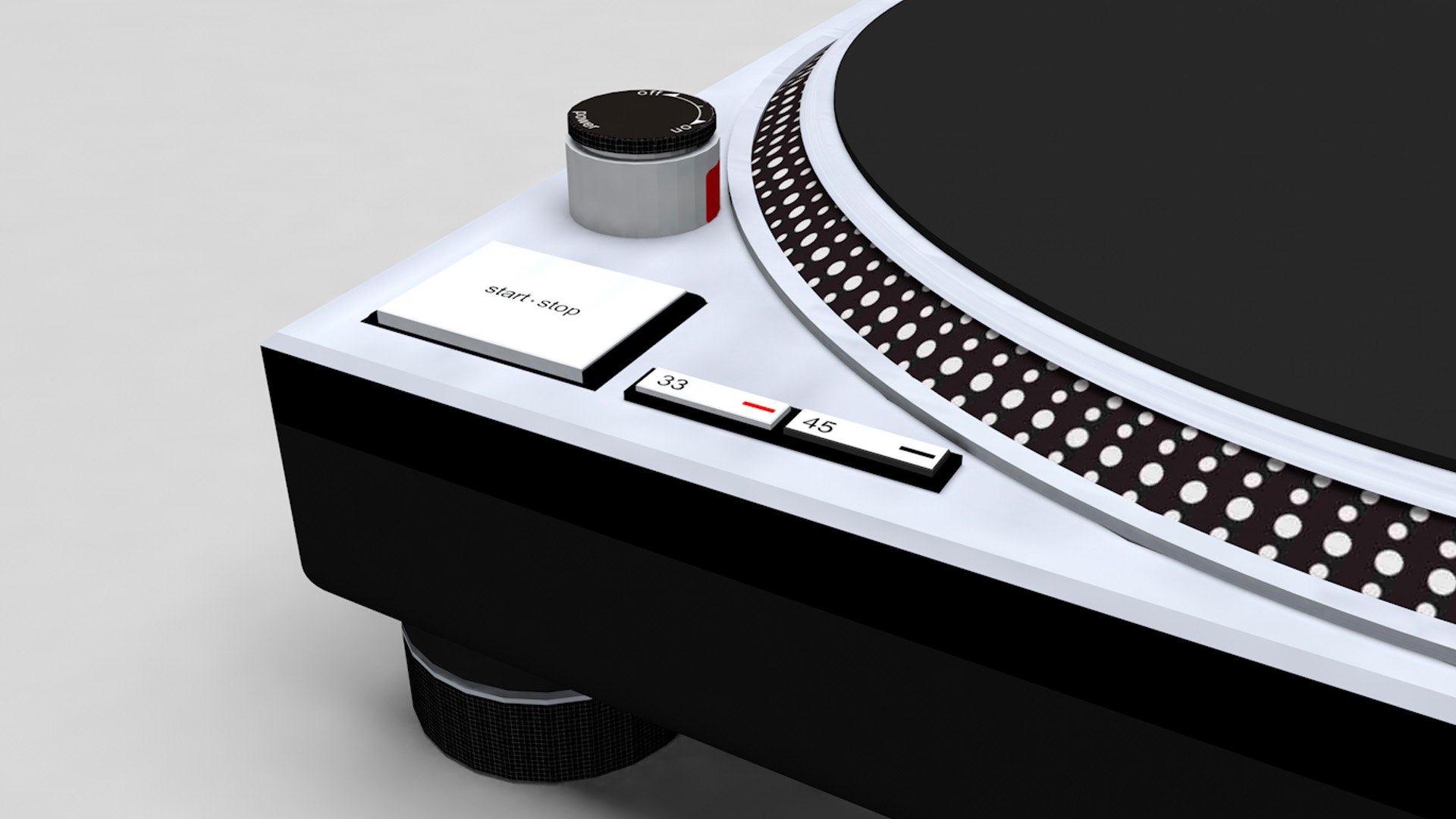 Technics SL-1200 MK2 Turntable 3D - TurboSquid 1952639