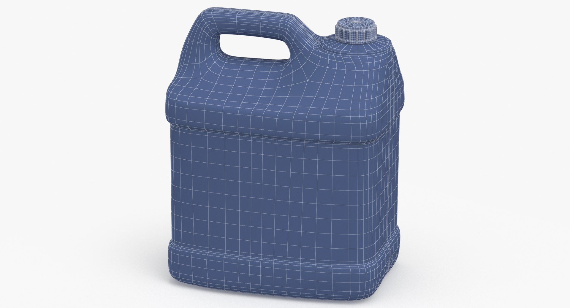 Plastic F Style Bottle 2 Gallon With Ribbed Plastic Buttress Cap Model ...