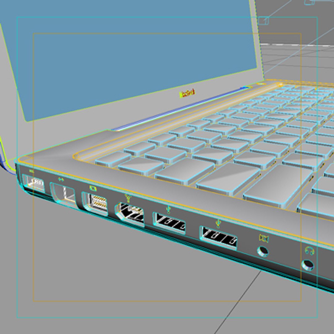 Apple Macbook 3d Model
