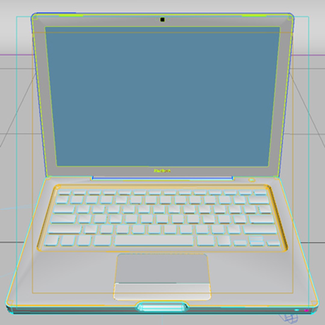 Apple Macbook 3d Model
