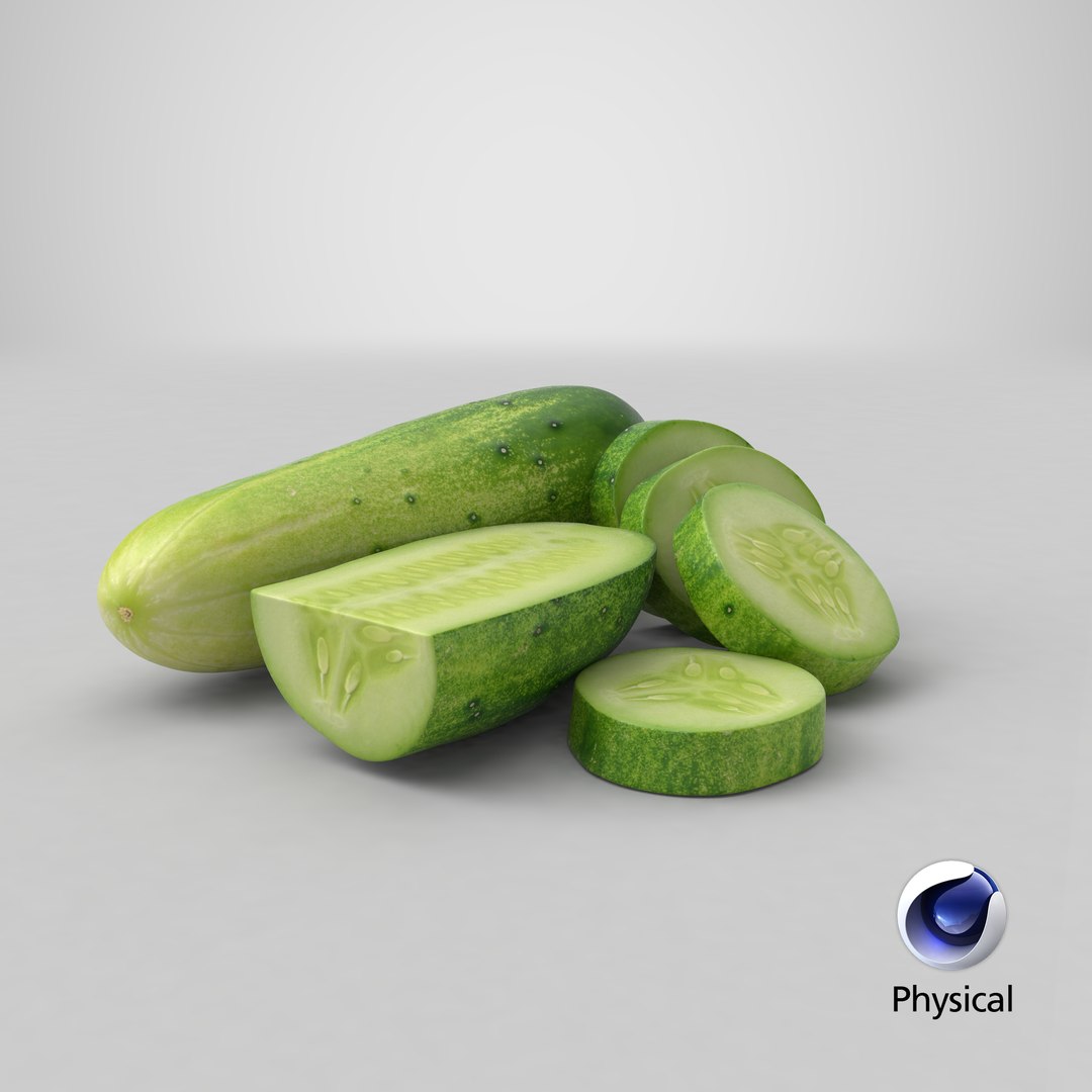 Cucumbers 05 3D model - TurboSquid 2072095