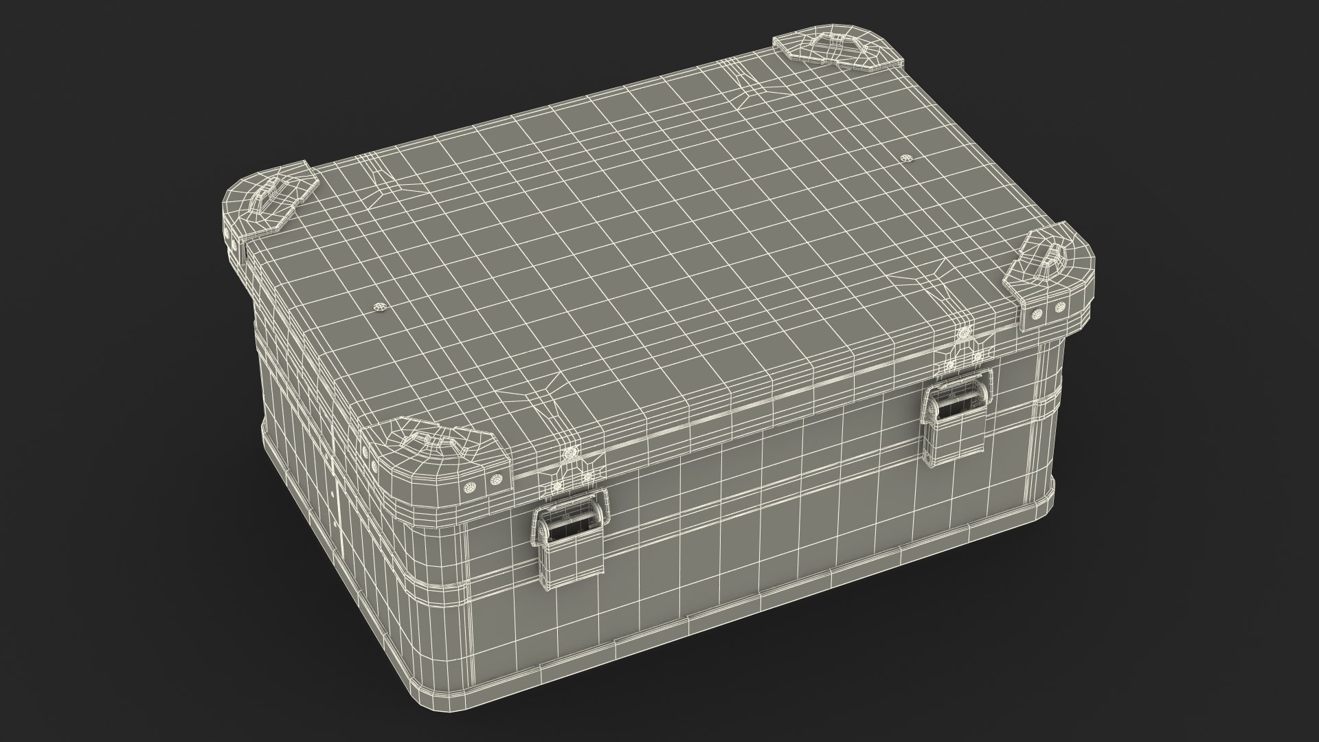 Military Storage Box Small 3D Model - TurboSquid 2217967
