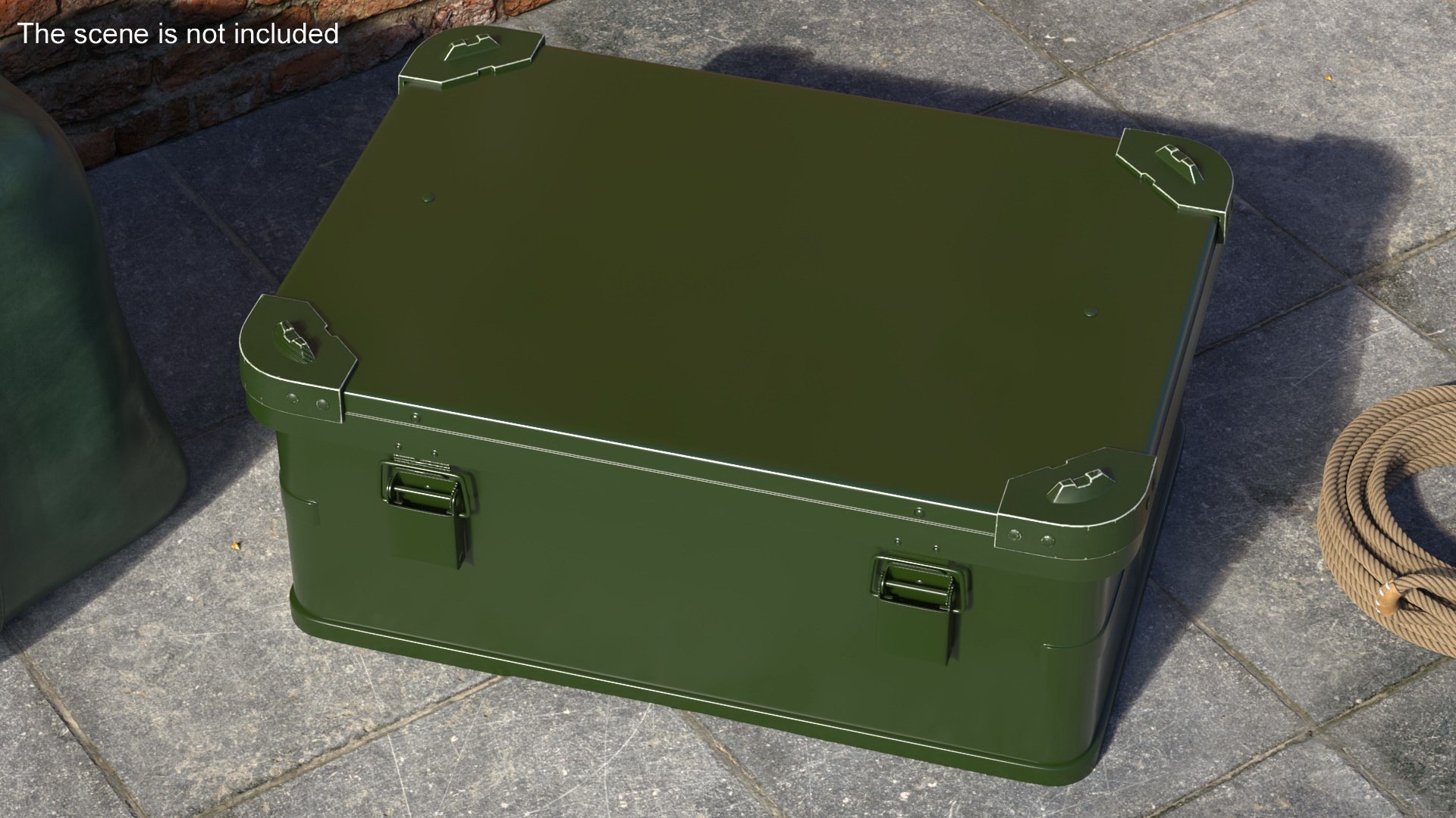 Military Storage Box Small 3D Model - TurboSquid 2217967