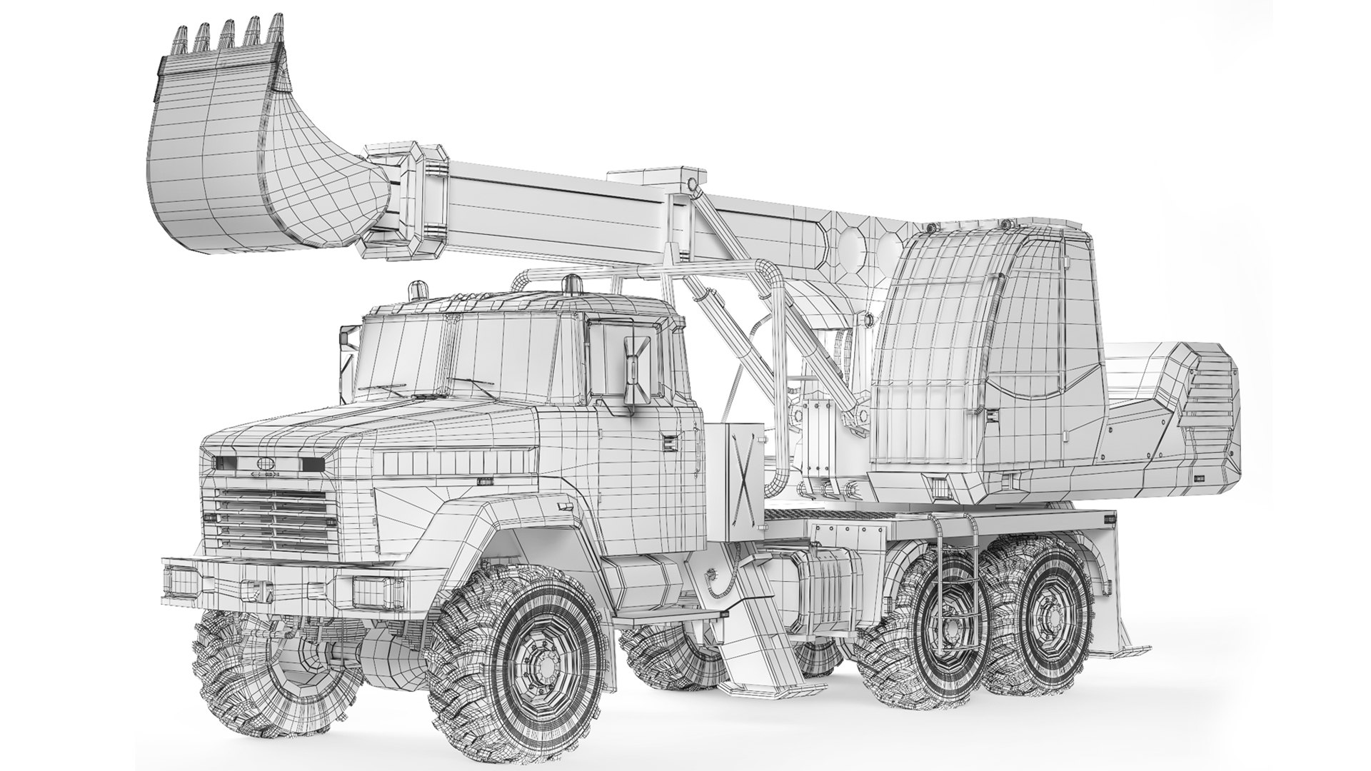 KrAZ 63221 UDS-114 2018 3D - TurboSquid 1970424