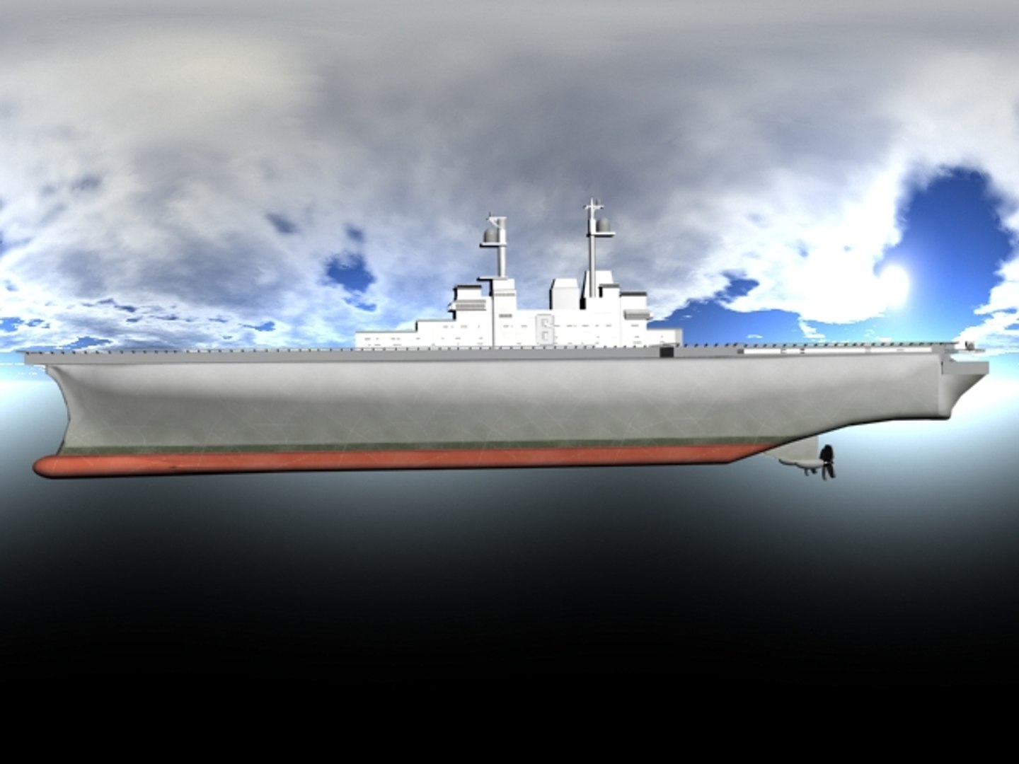 Lhd Carrier Ship 3d Model