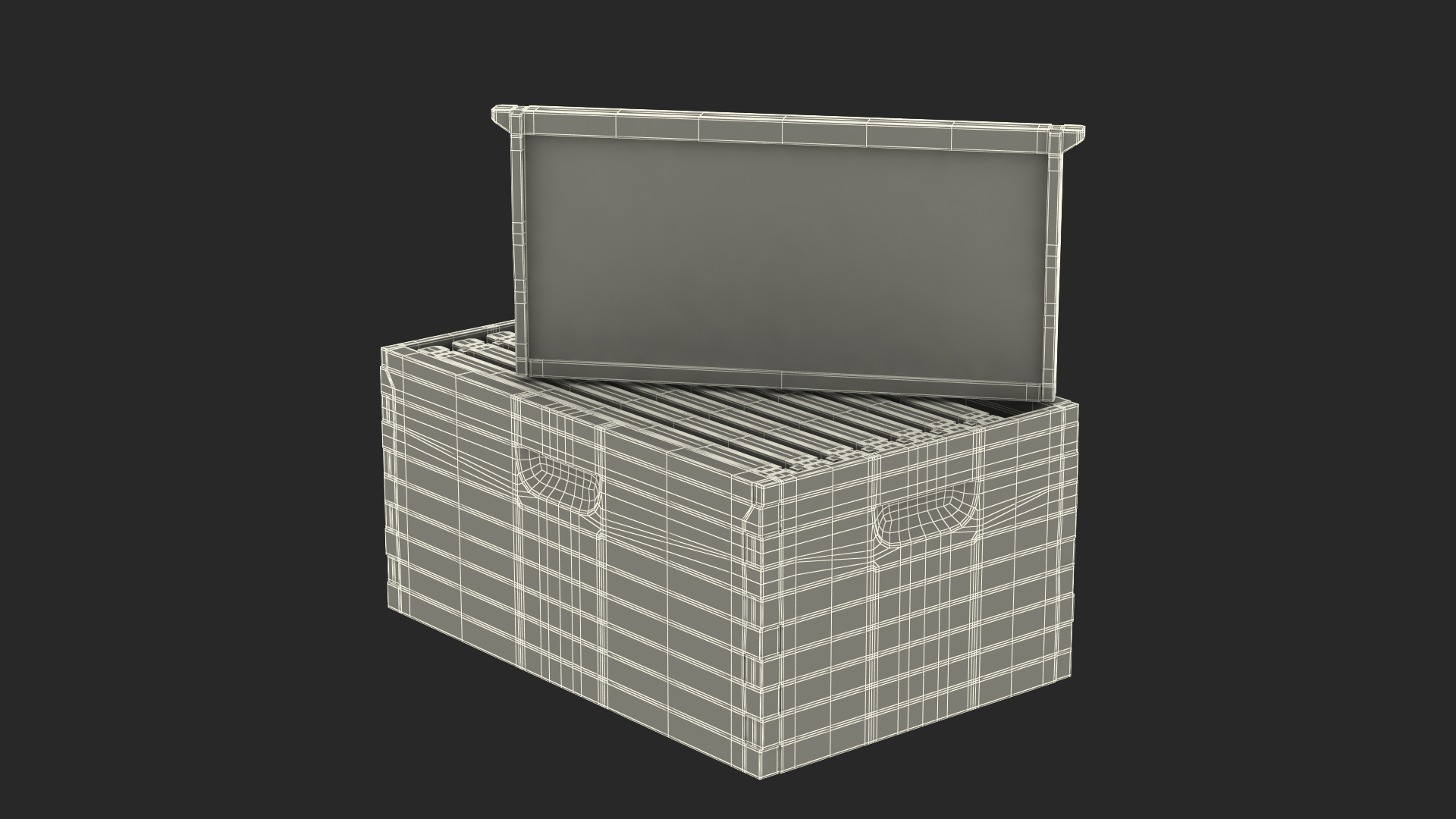 3D Model Wooden Honey Bee Box - TurboSquid 1486648