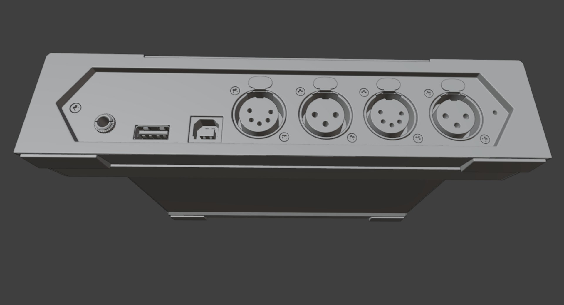 Wolfmix W1 Mk2 DMX Lighting Control Desk 3D Model - TurboSquid 2328137