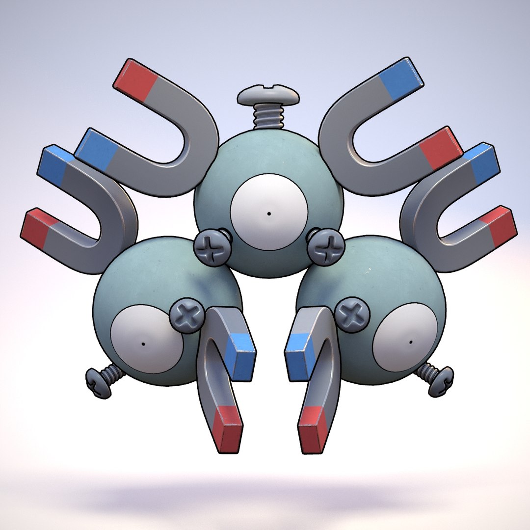 3d Magneton Pokemon Model