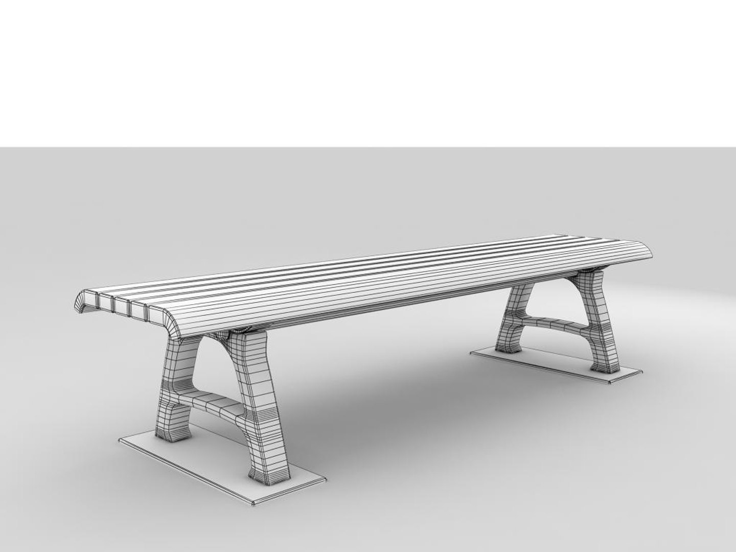 3D bench model - TurboSquid 989538