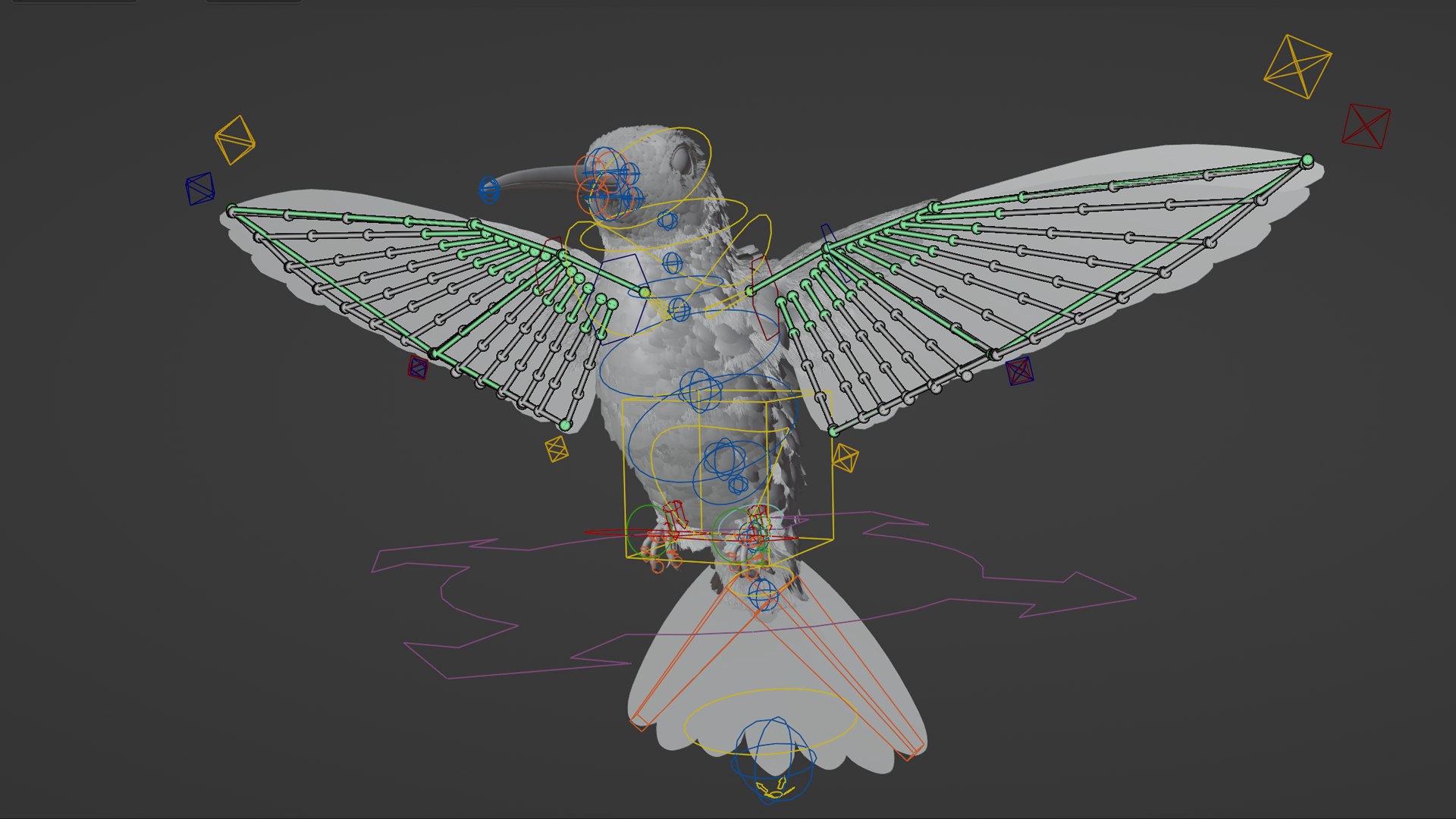 Hummingbird 3D Model - TurboSquid 2220894