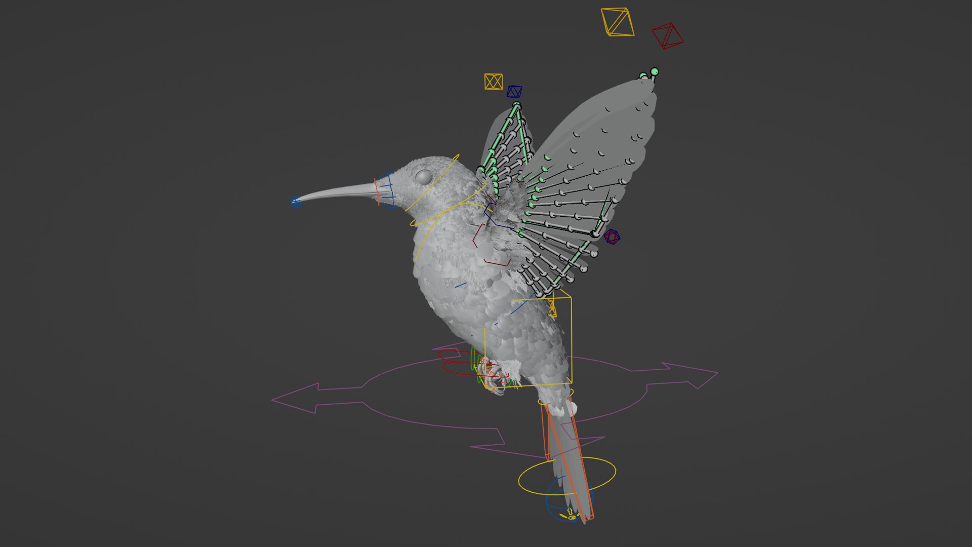 Hummingbird 3D Model - TurboSquid 2220894
