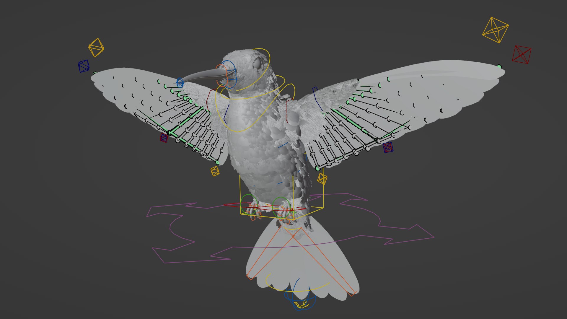 Hummingbird 3D Model - TurboSquid 2220894