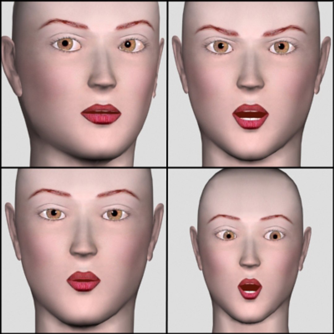 Head Morph Face 3d Model