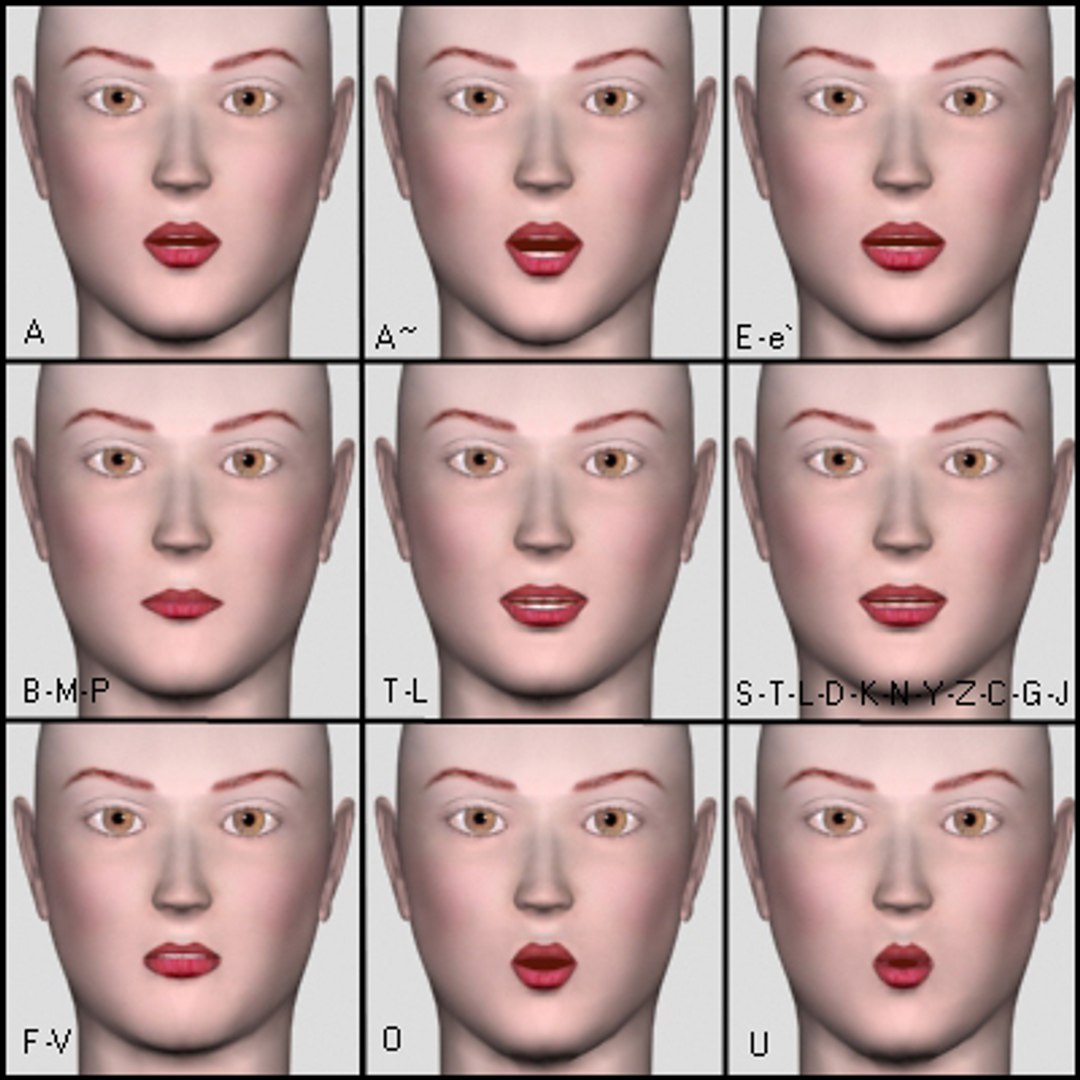 Head Morph Face 3d Model
