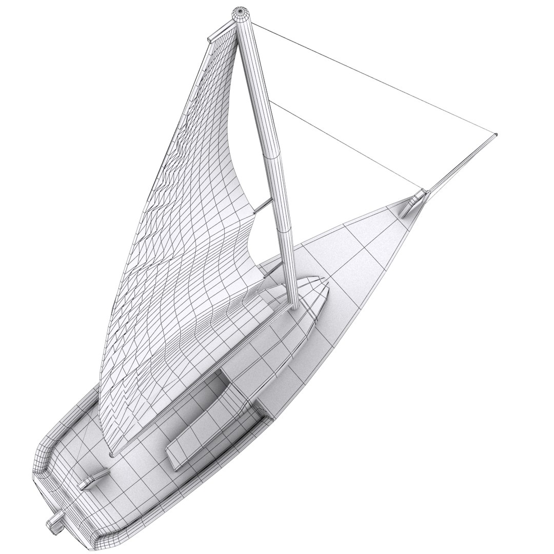3D Model Sail Boat - TurboSquid 1191873