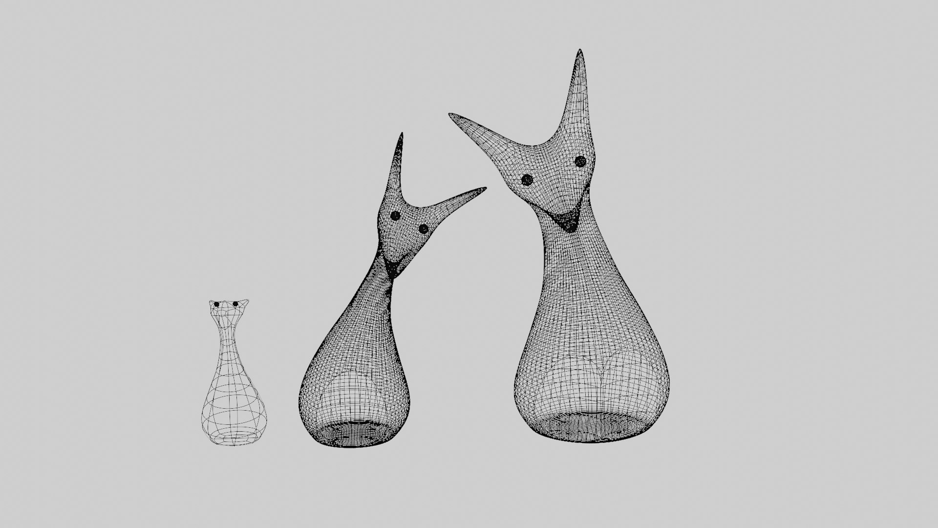 Wooden Carving Kangaroo Theme Showpiece Model - TurboSquid 2136128