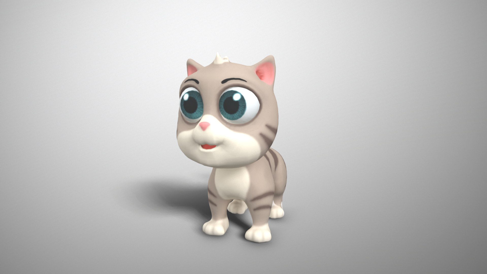 3D animate cat model - TurboSquid 1393556