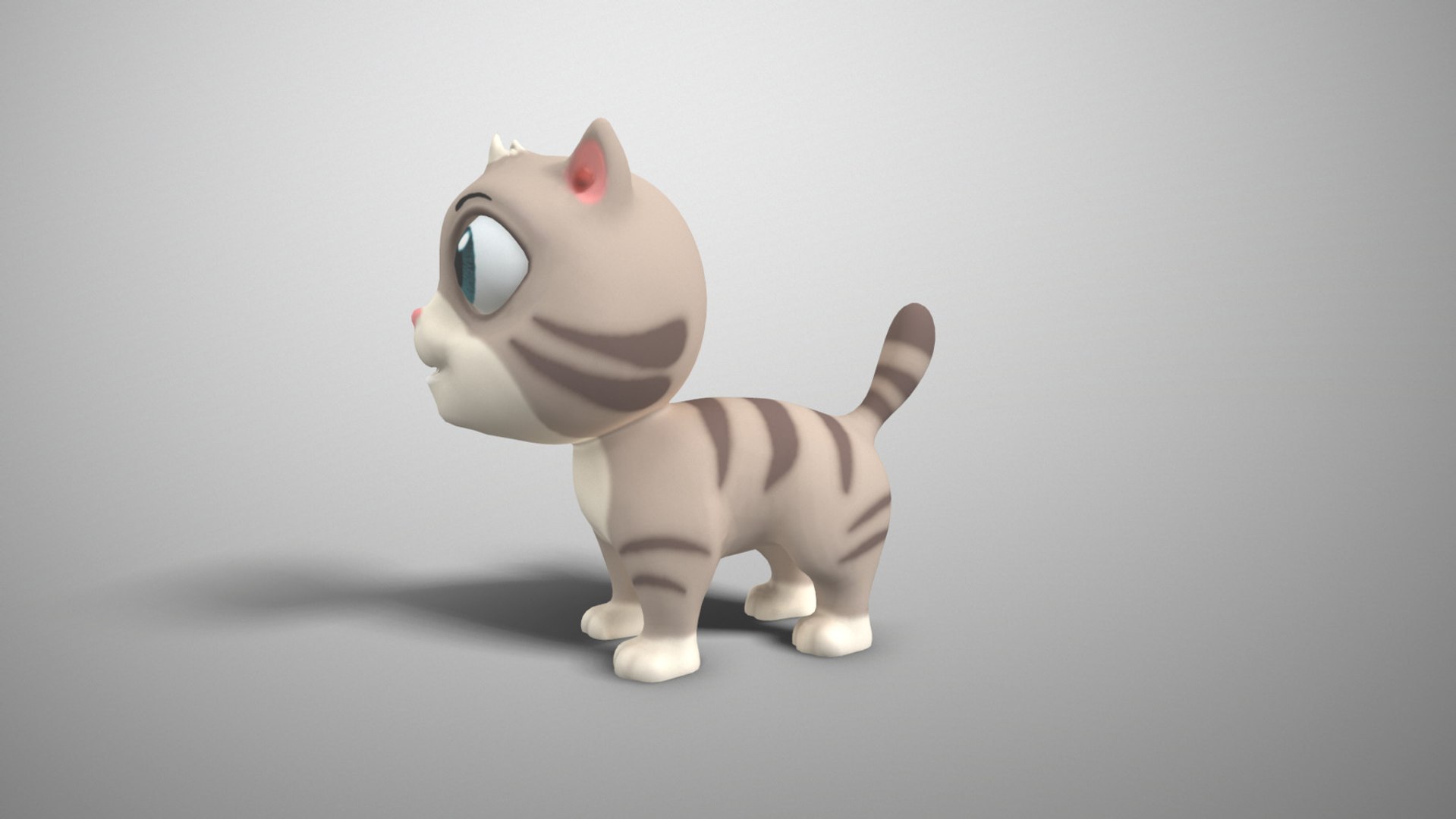 3D animate cat model - TurboSquid 1393556