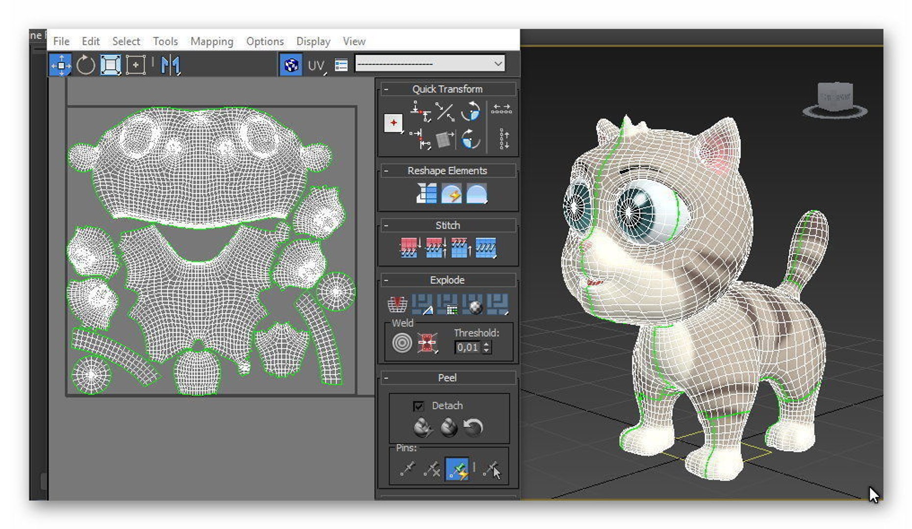 3D animate cat model - TurboSquid 1393556