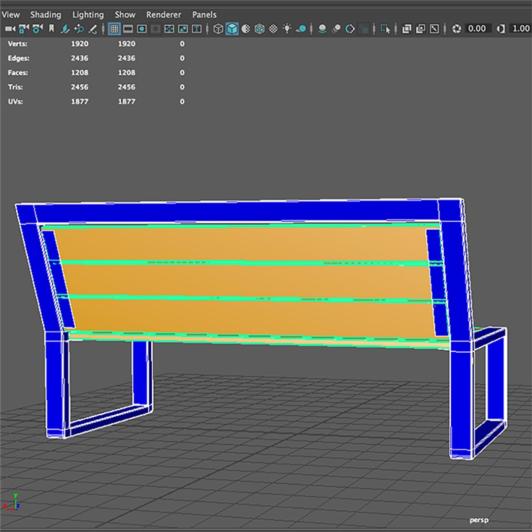 3D bench clean dirty model - TurboSquid 1509128