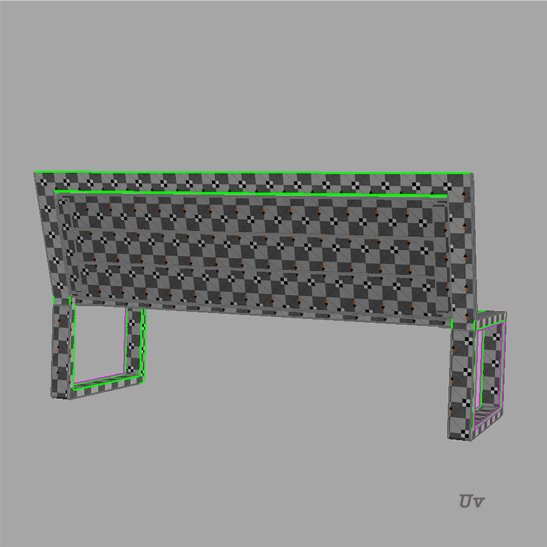 3D bench clean dirty model - TurboSquid 1509128