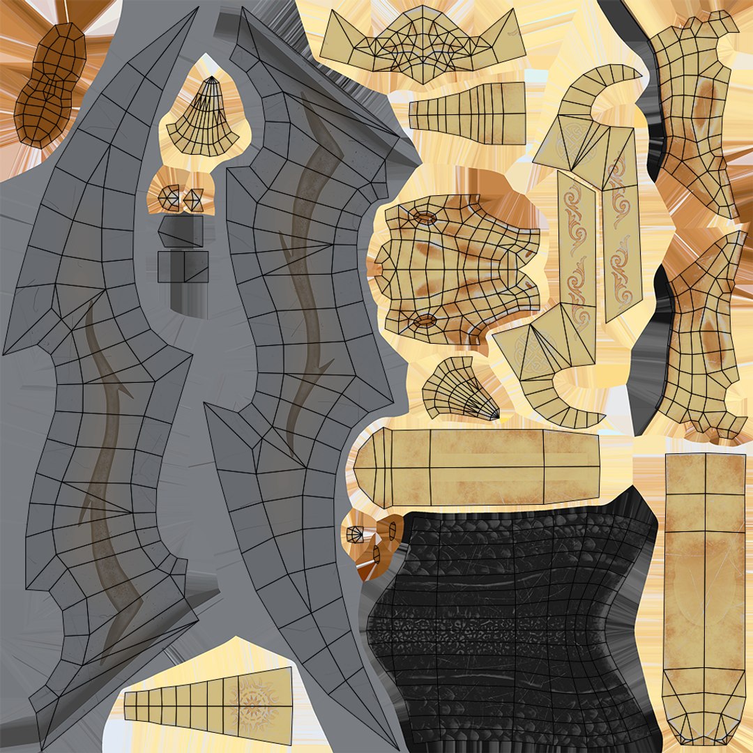 3D dagger dragon model - TurboSquid 1684127