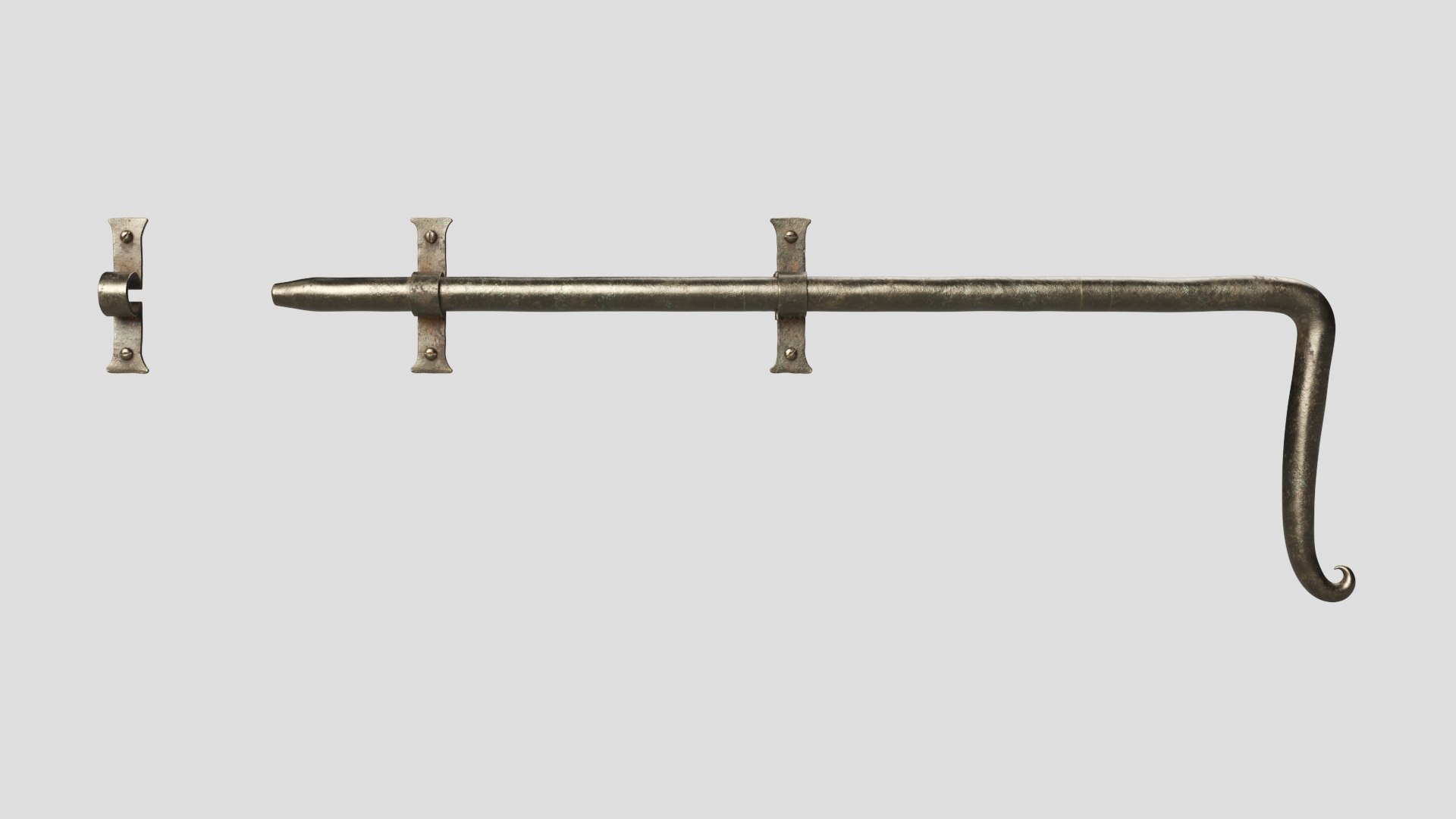 Bronze Rustic Bolt 3D Model - TurboSquid 1852514