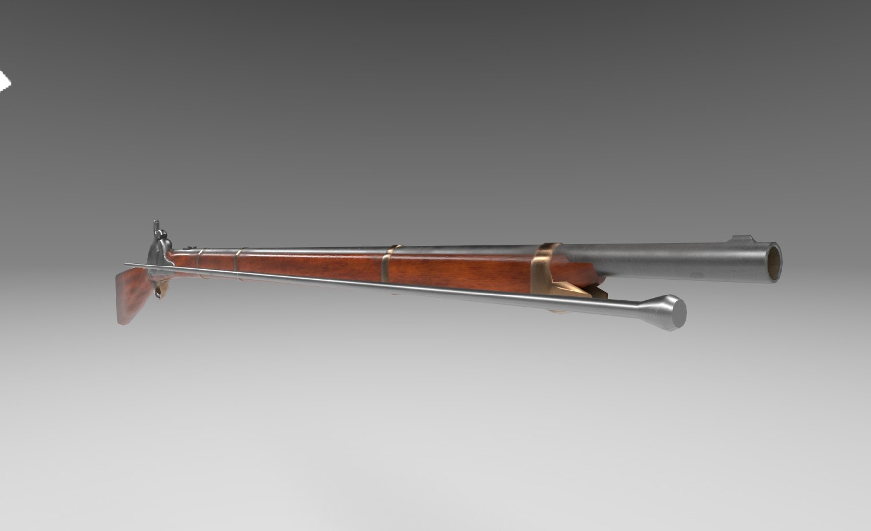 Musket 3D Model - TurboSquid 1562302