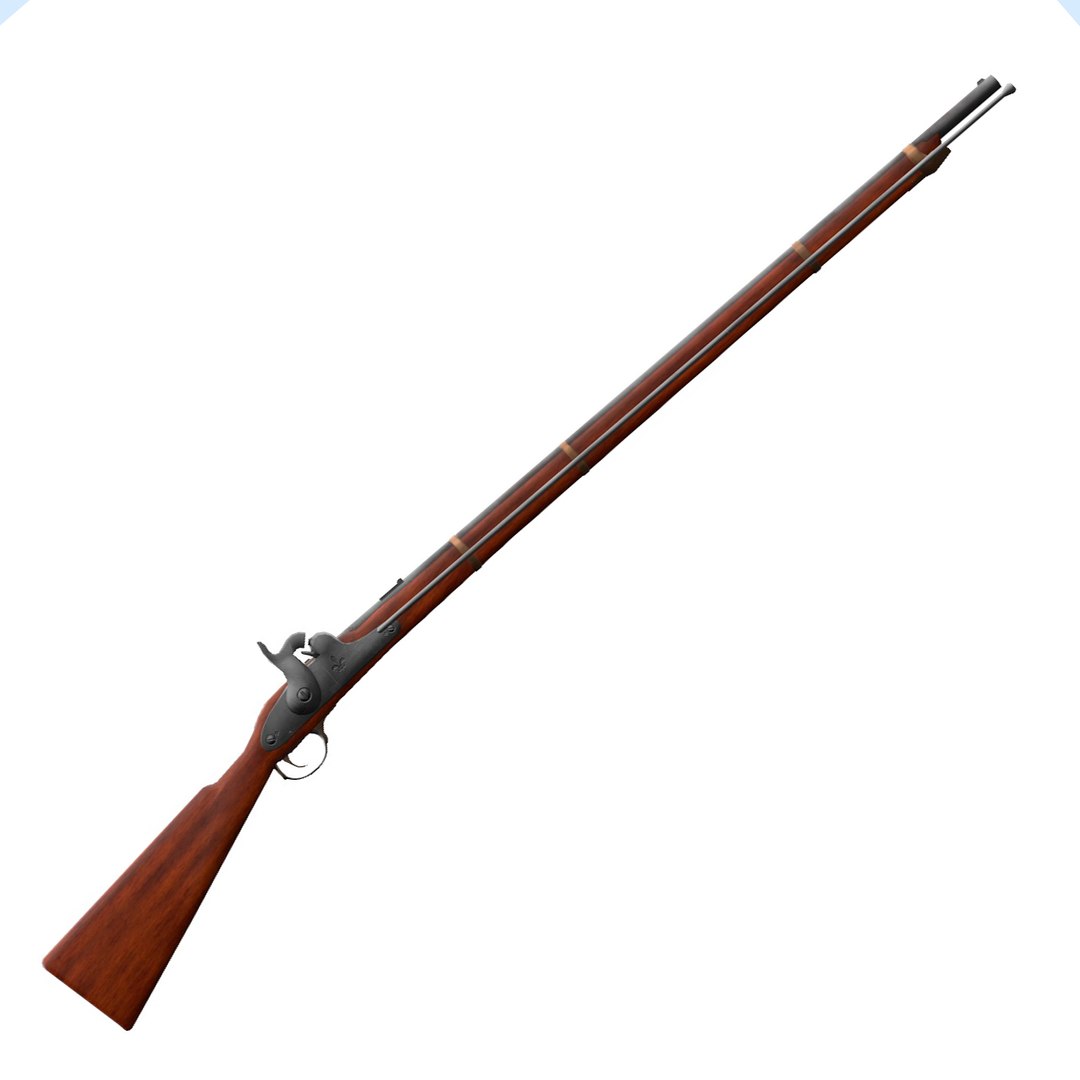 Musket 3D Model - TurboSquid 1562302
