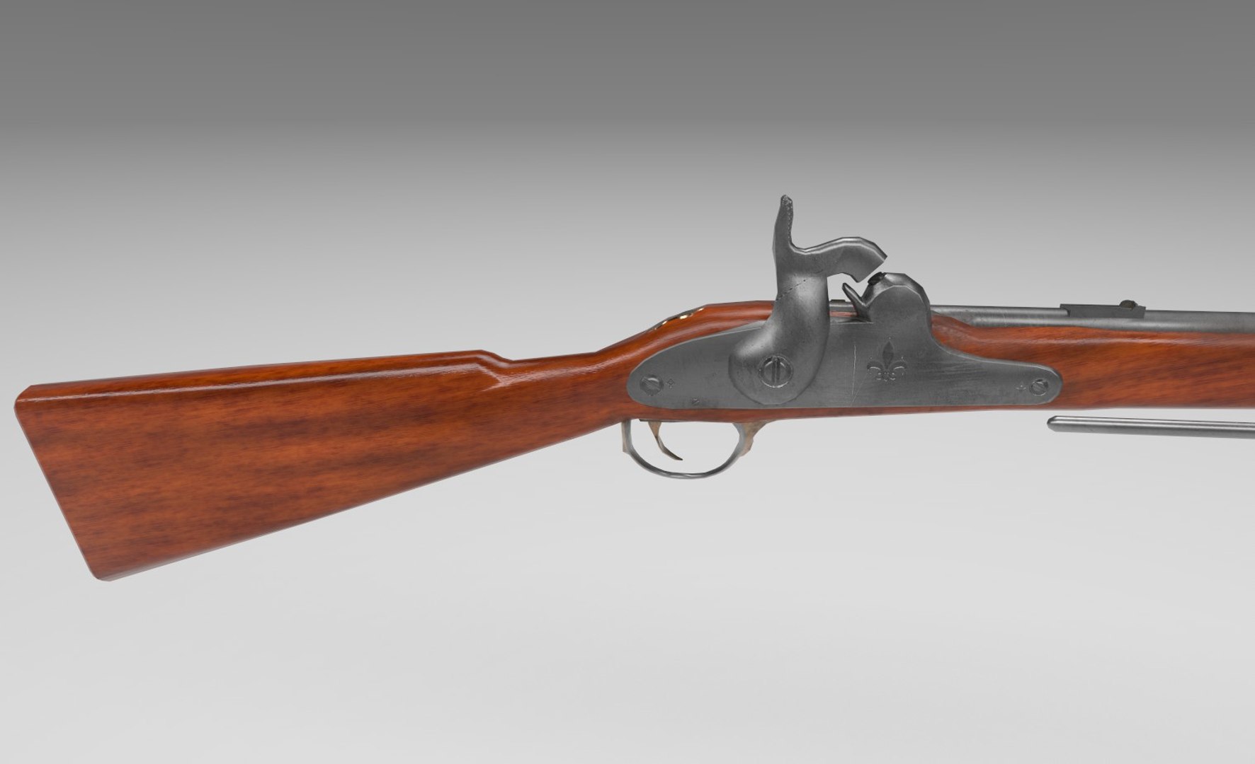 Musket 3D Model - TurboSquid 1562302