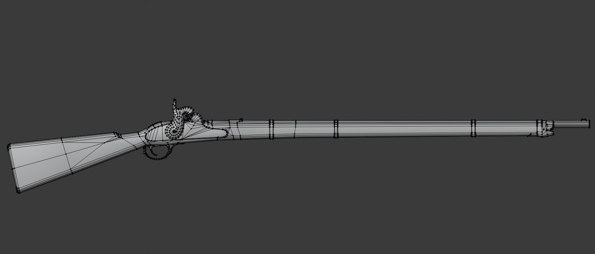 Musket 3D Model - TurboSquid 1562302