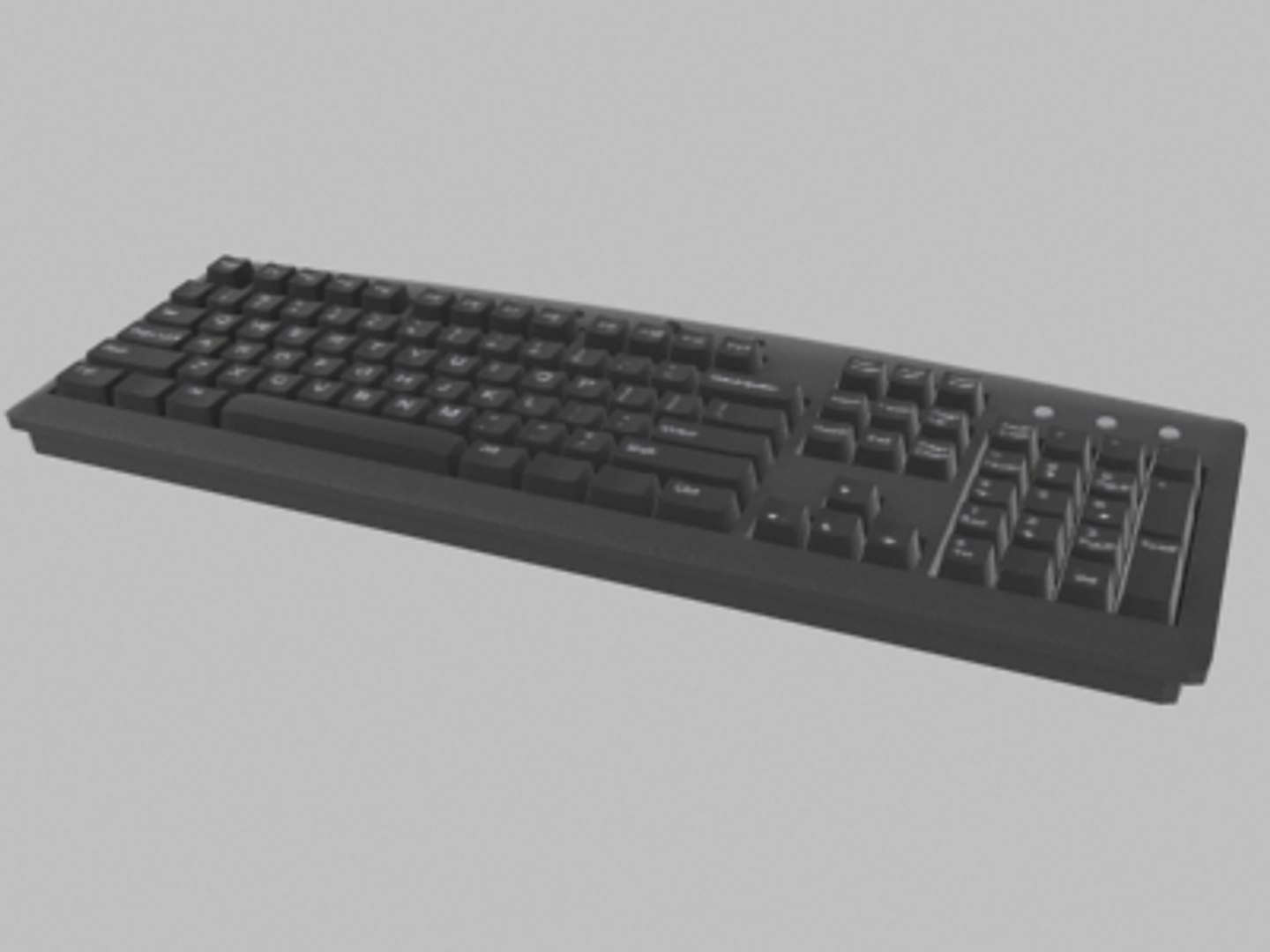 keyboard 3d model
