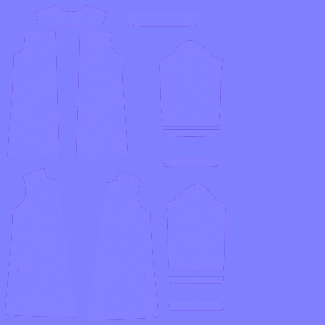 Girls Diabetic Tops In Low Poly 3D - TurboSquid 2390356