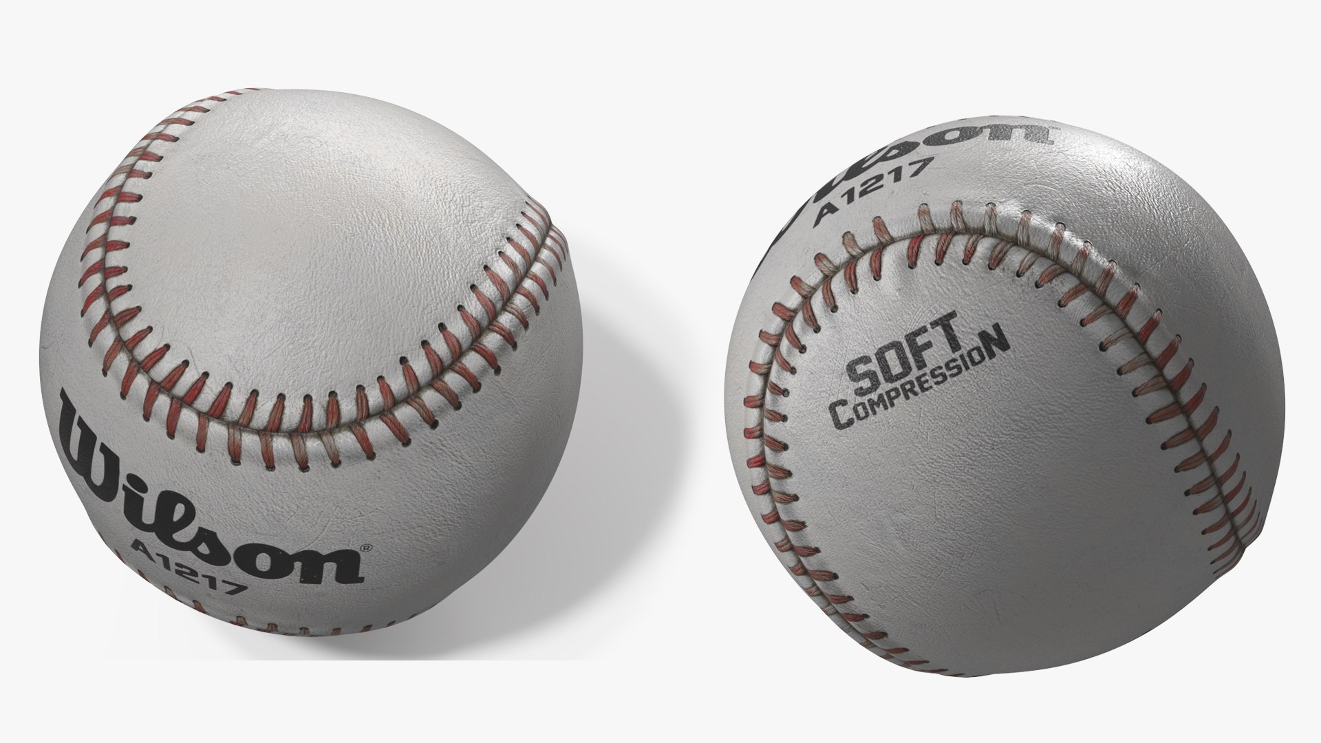 Wilson A1217 Leather Baseball Ball 3D - TurboSquid 2489262