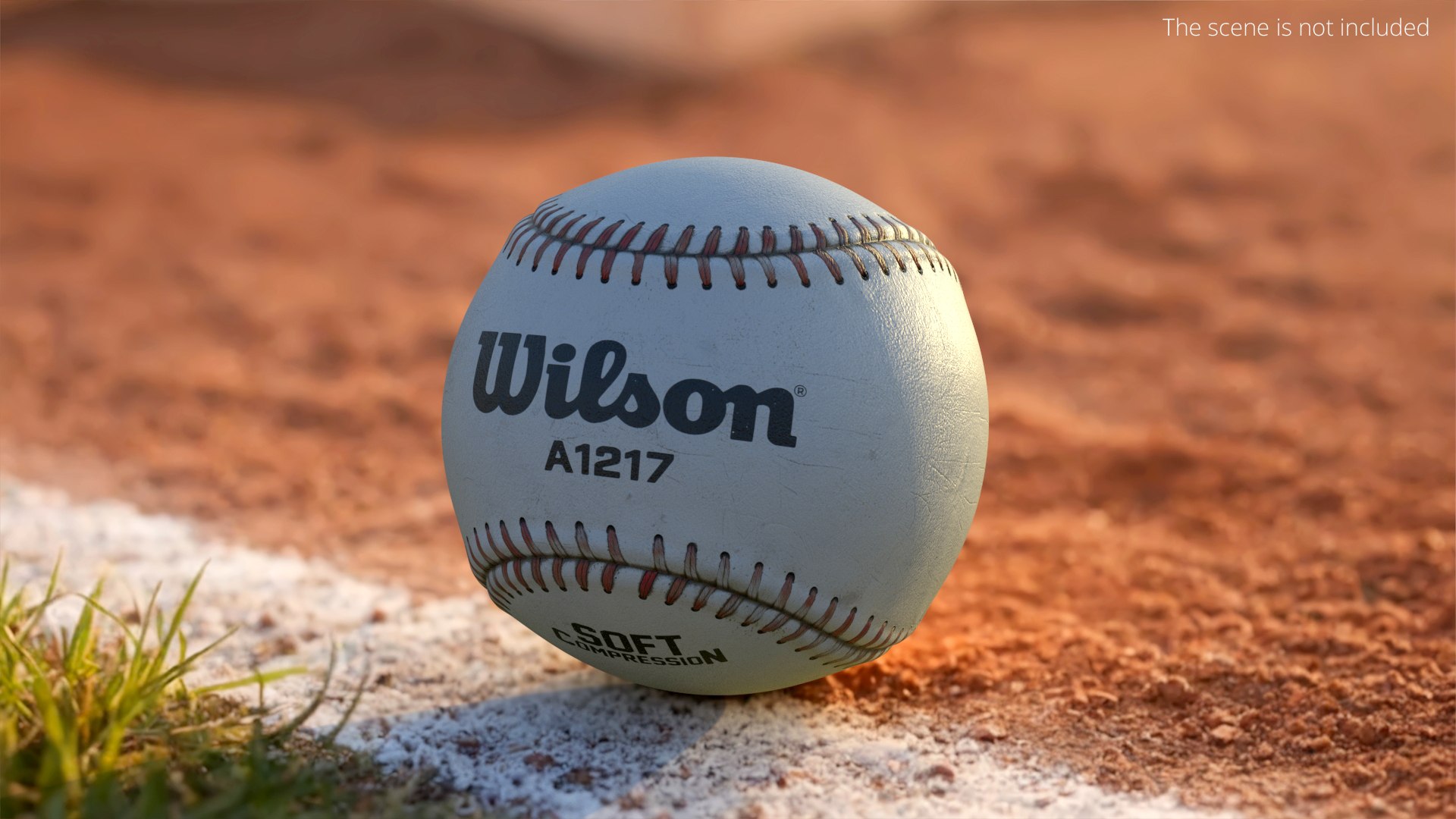 Wilson A1217 Leather Baseball Ball 3D - TurboSquid 2489262