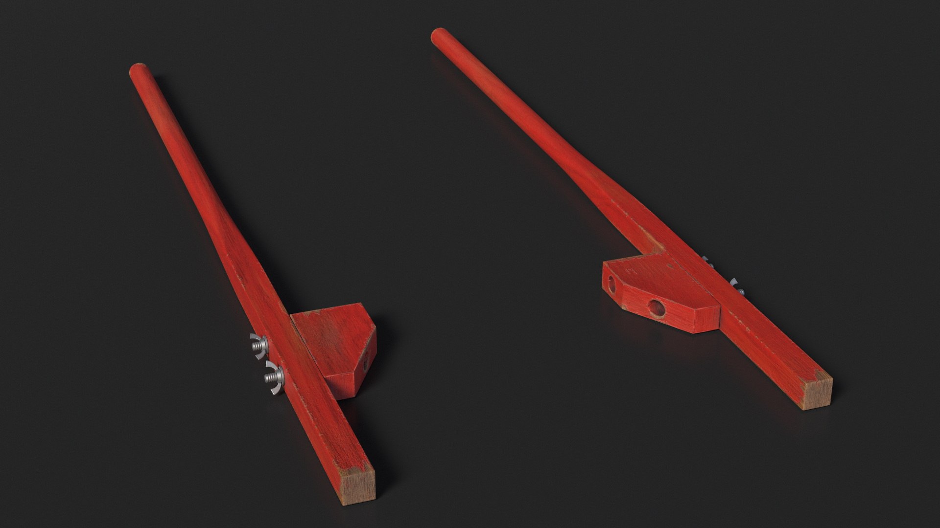 3D Wooden Walking Stilts Model - TurboSquid 2302518