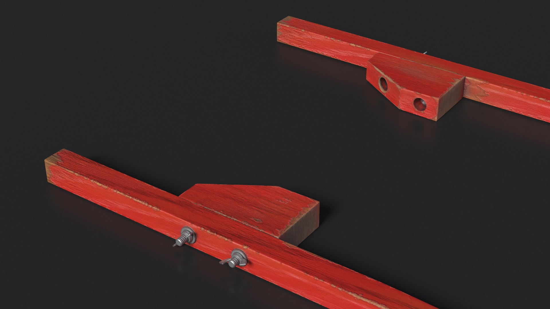 3D Wooden Walking Stilts Model - TurboSquid 2302518