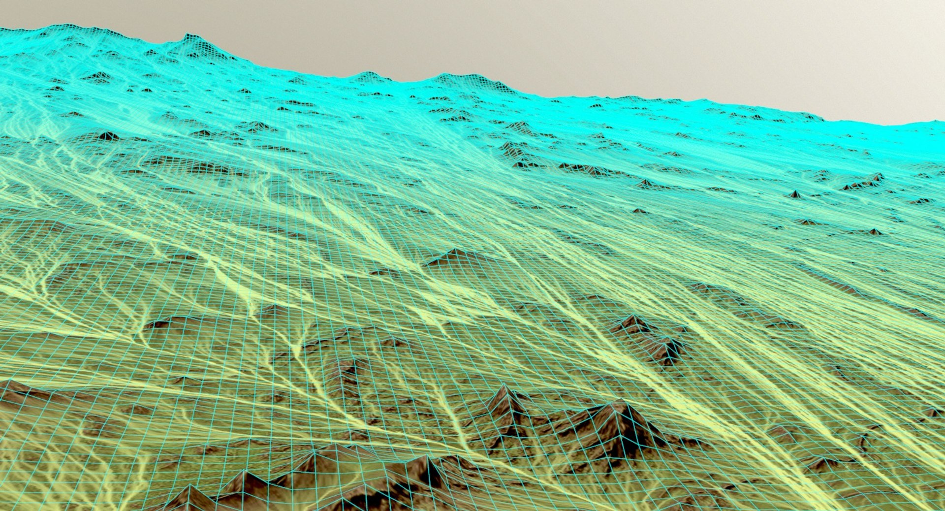 3d Model Hills Cliffs Terrain