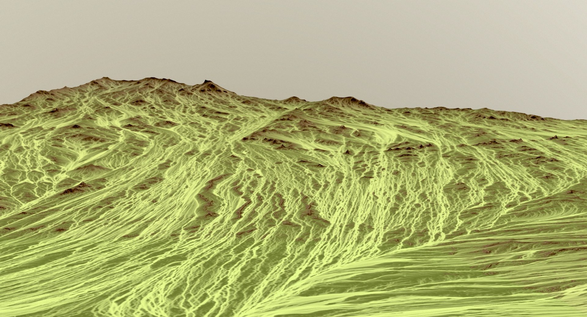 3d Model Hills Cliffs Terrain