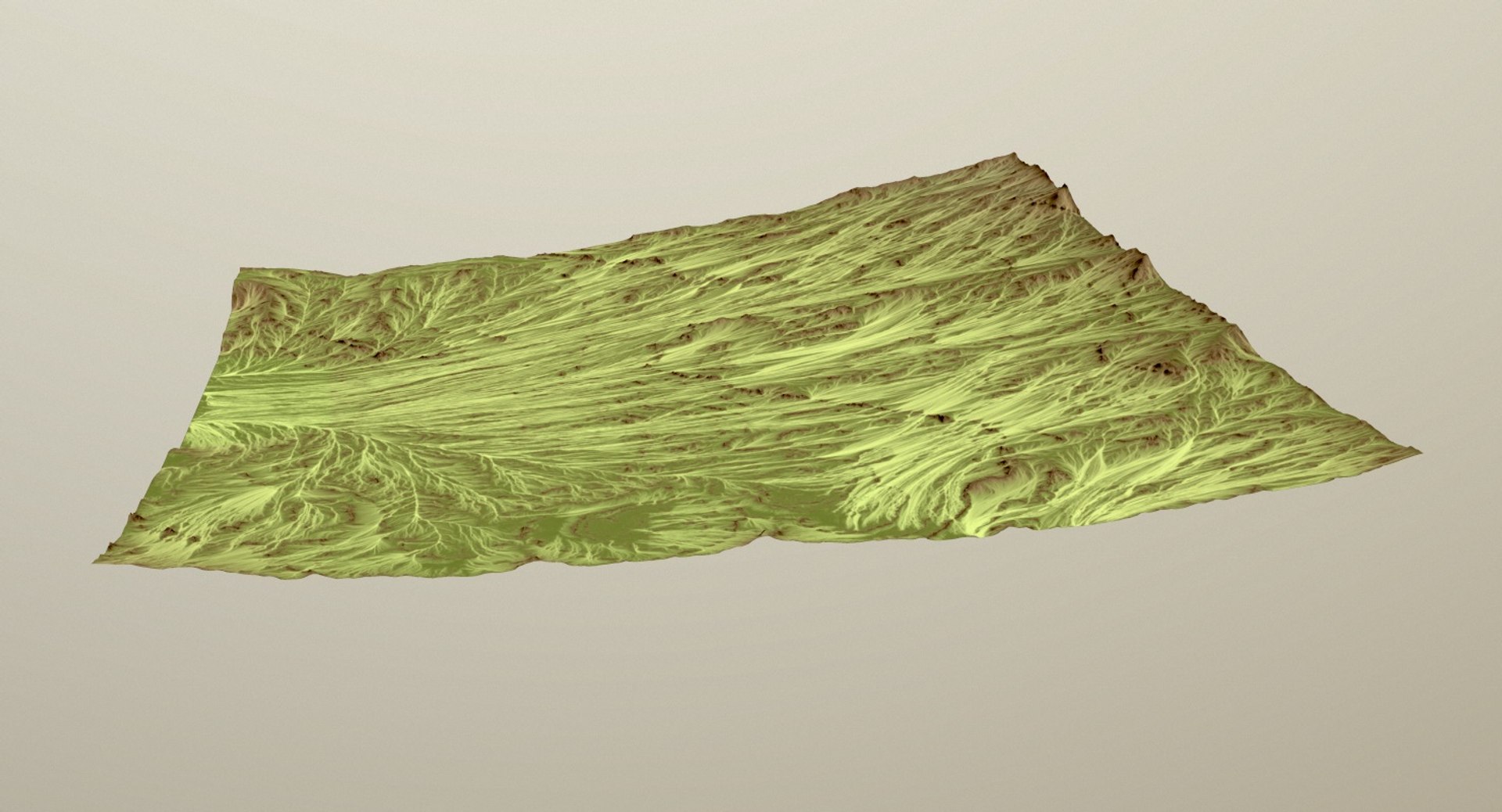 3d Model Hills Cliffs Terrain
