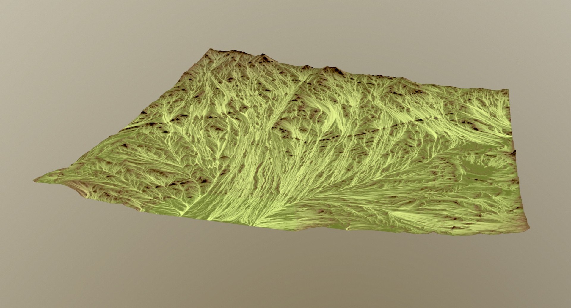 3d Model Hills Cliffs Terrain