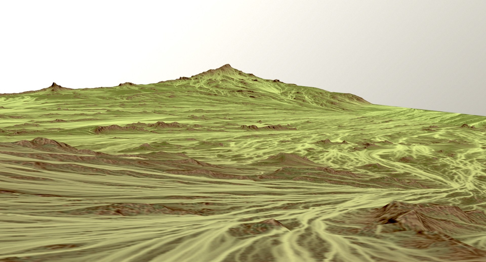 3d Model Hills Cliffs Terrain