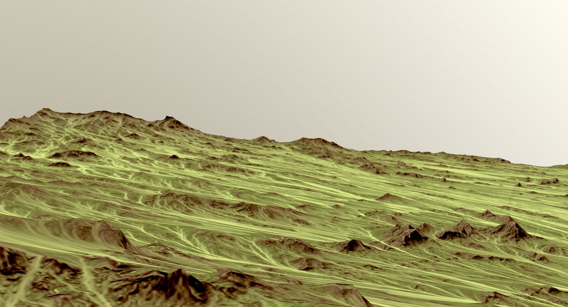 3d Model Hills Cliffs Terrain