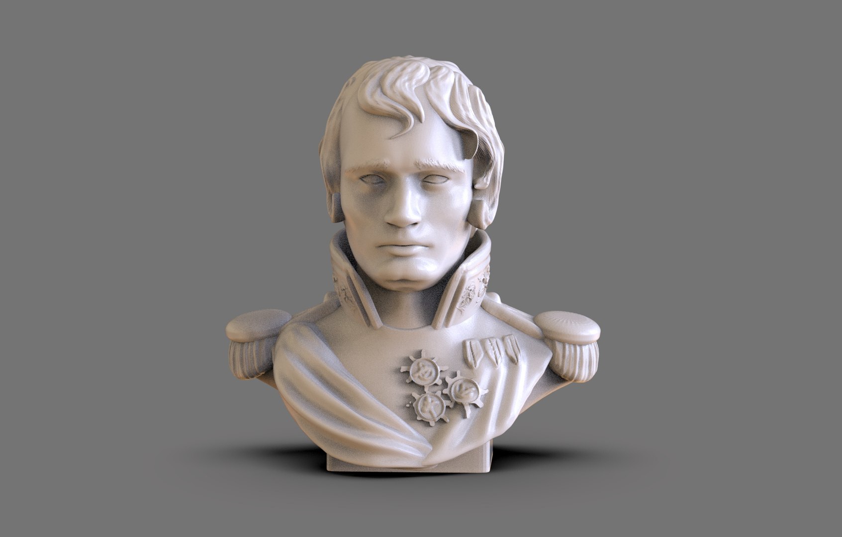 Napoleon Bust 3D - TurboSquid 2252421