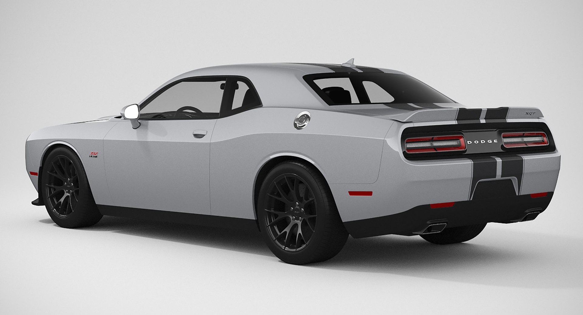 3d Dodge Challenger Srt 392 Model