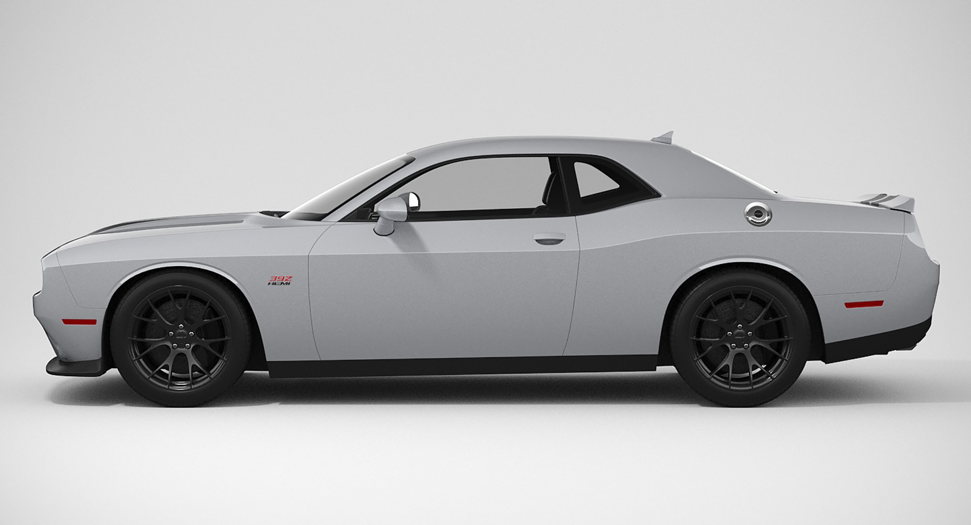 3d Dodge Challenger Srt 392 Model