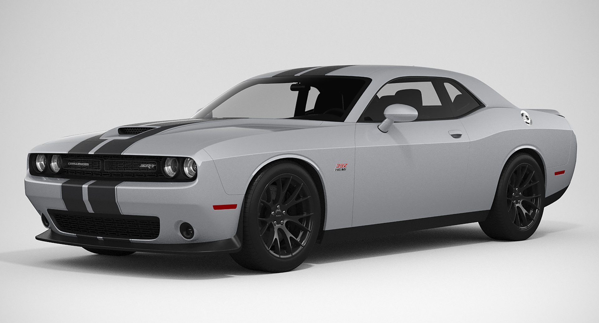 3d Dodge Challenger Srt 392 Model