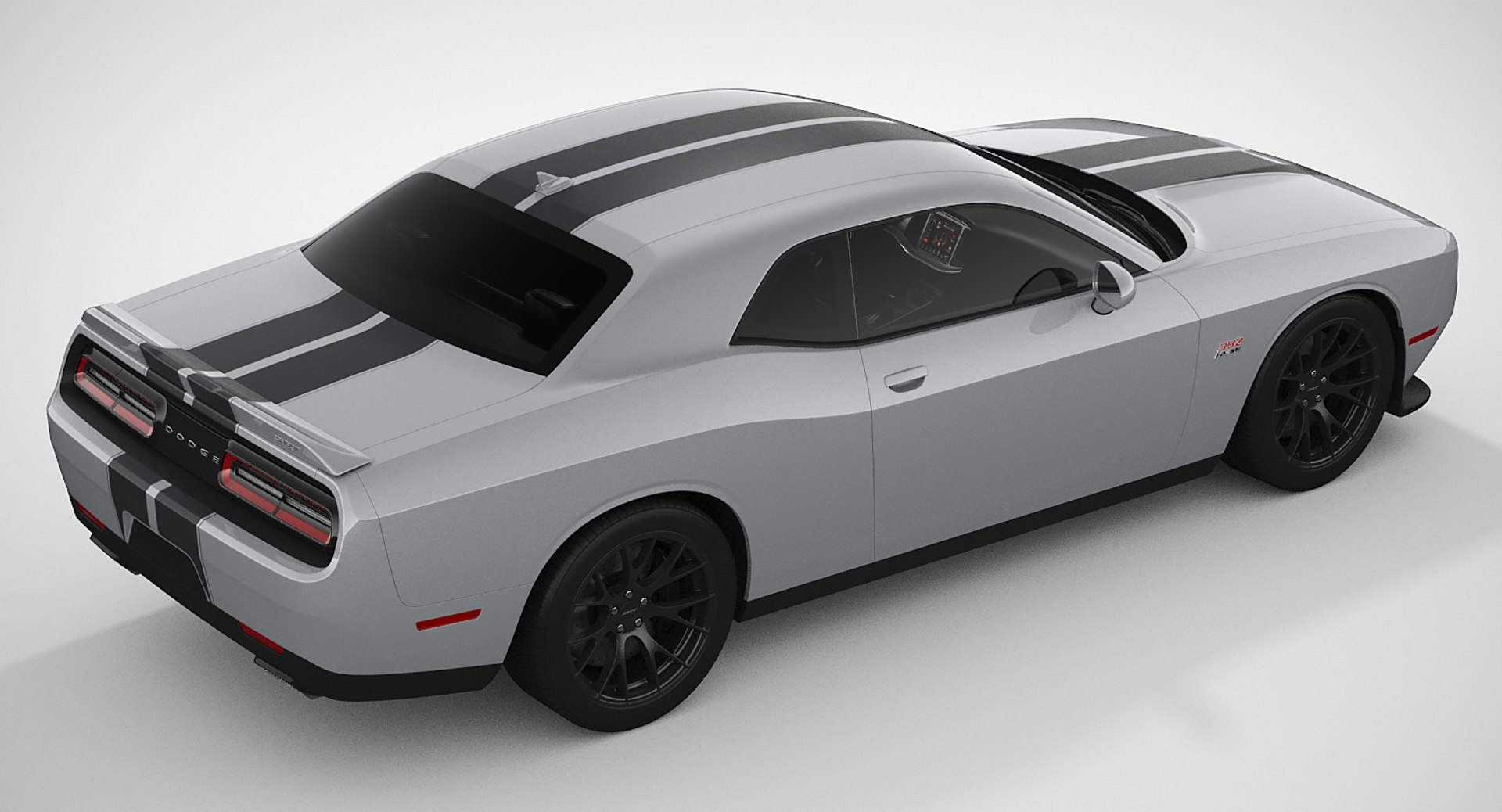 3d Dodge Challenger Srt 392 Model